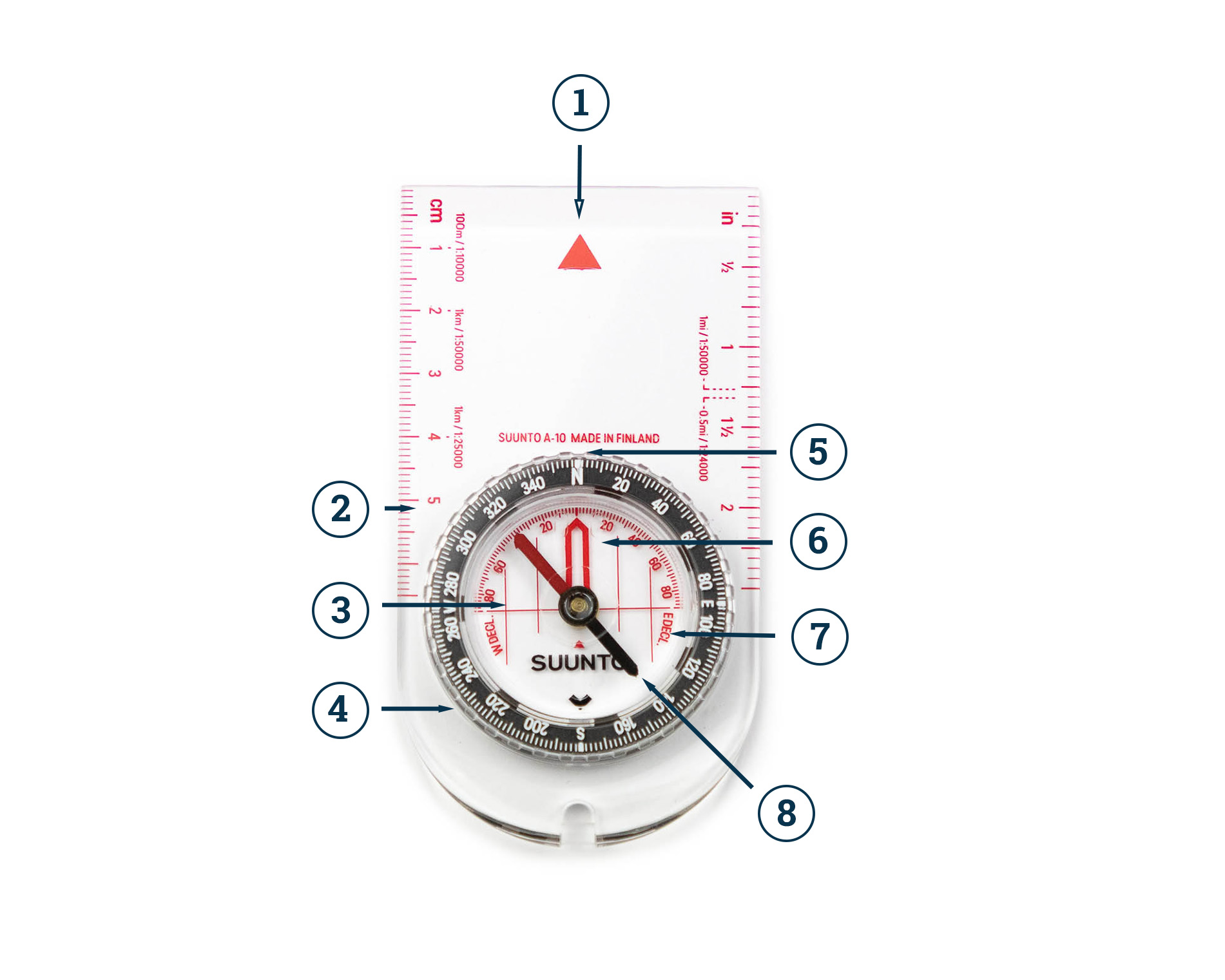 How To Use A Map Compass Trail Crag
